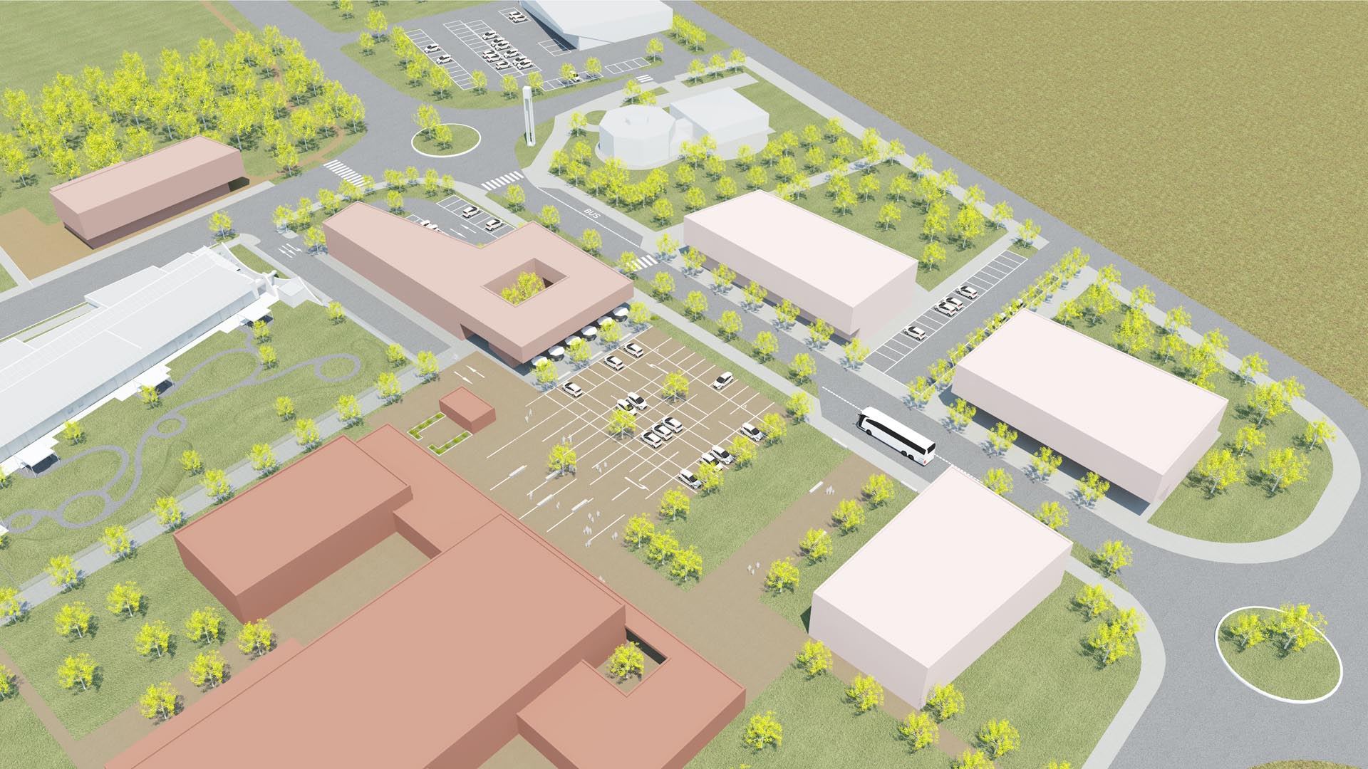 Masterplan Zentrum Gänserndorf-Süd • ARCHLAND - Atelier Deubner Lopez ZT OG
